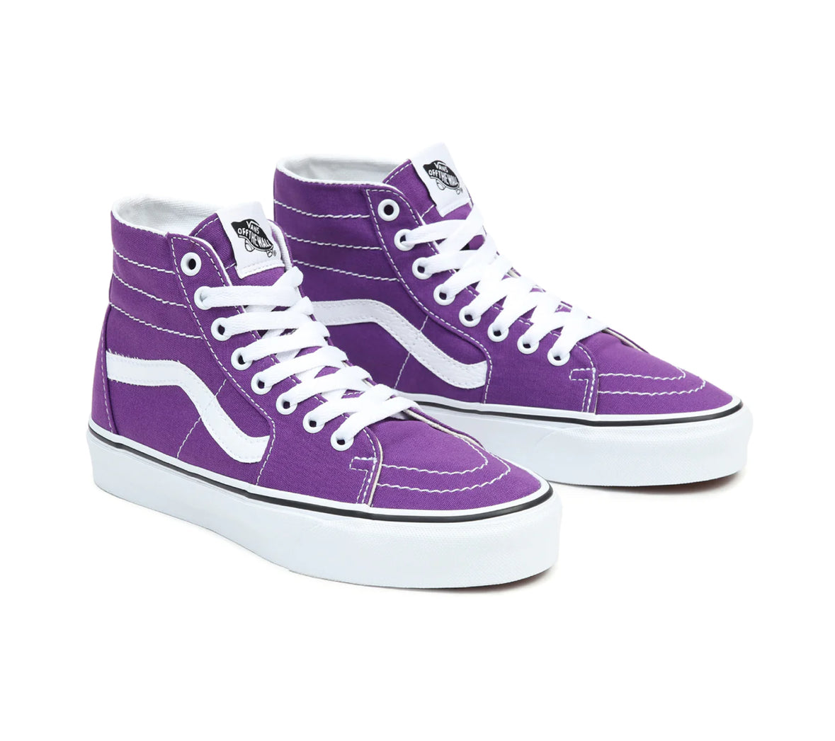 Purple high top vans store