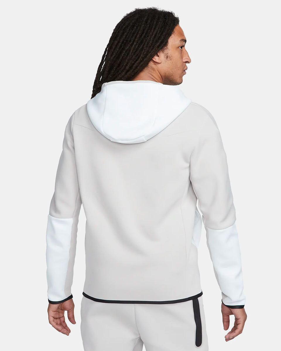 Nike Sportswear Tech Fleece Full-Zip Hoodie light Iron white DV0537-01 ...