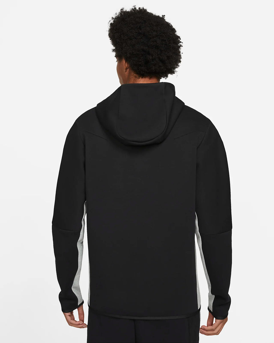 Nike Sportswear Tech Fleece Full-Zip Hoodie Black Grey CU4489-016 ...